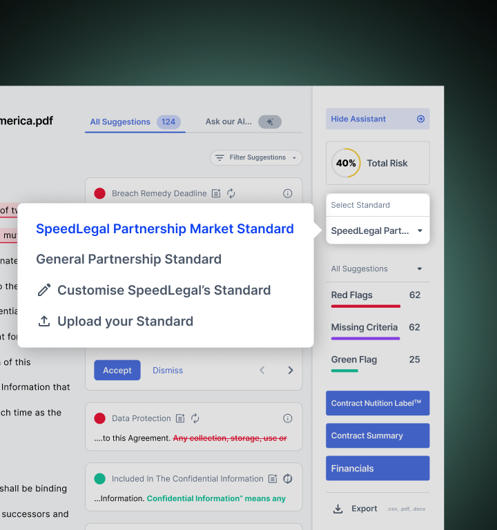 SpeedLegal - Your Personal AI Contract Paralegal